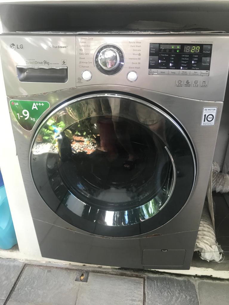 LG 9kg 6 Motion Inverter Direct Drive Sream Washing Machine, TV & Home ...
