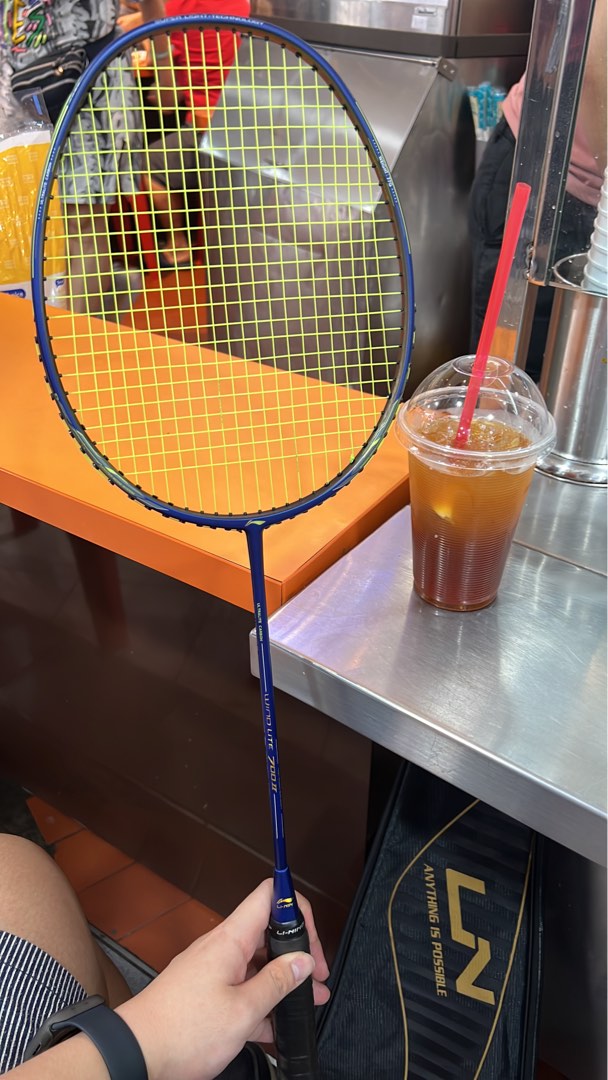 Li Ning Wind Lite 700 II Badminton Racket Blue, Sports Equipment ...
