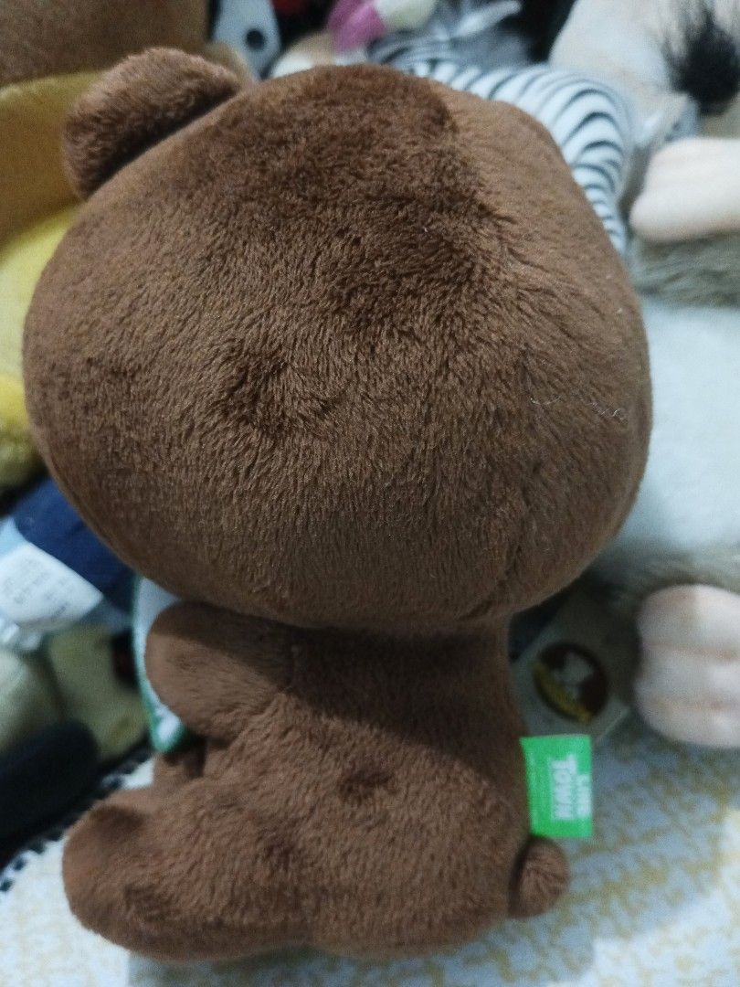 Line Friends Brown Choco Stuffed Toy Plushie, Hobbies & Toys, Toys ...