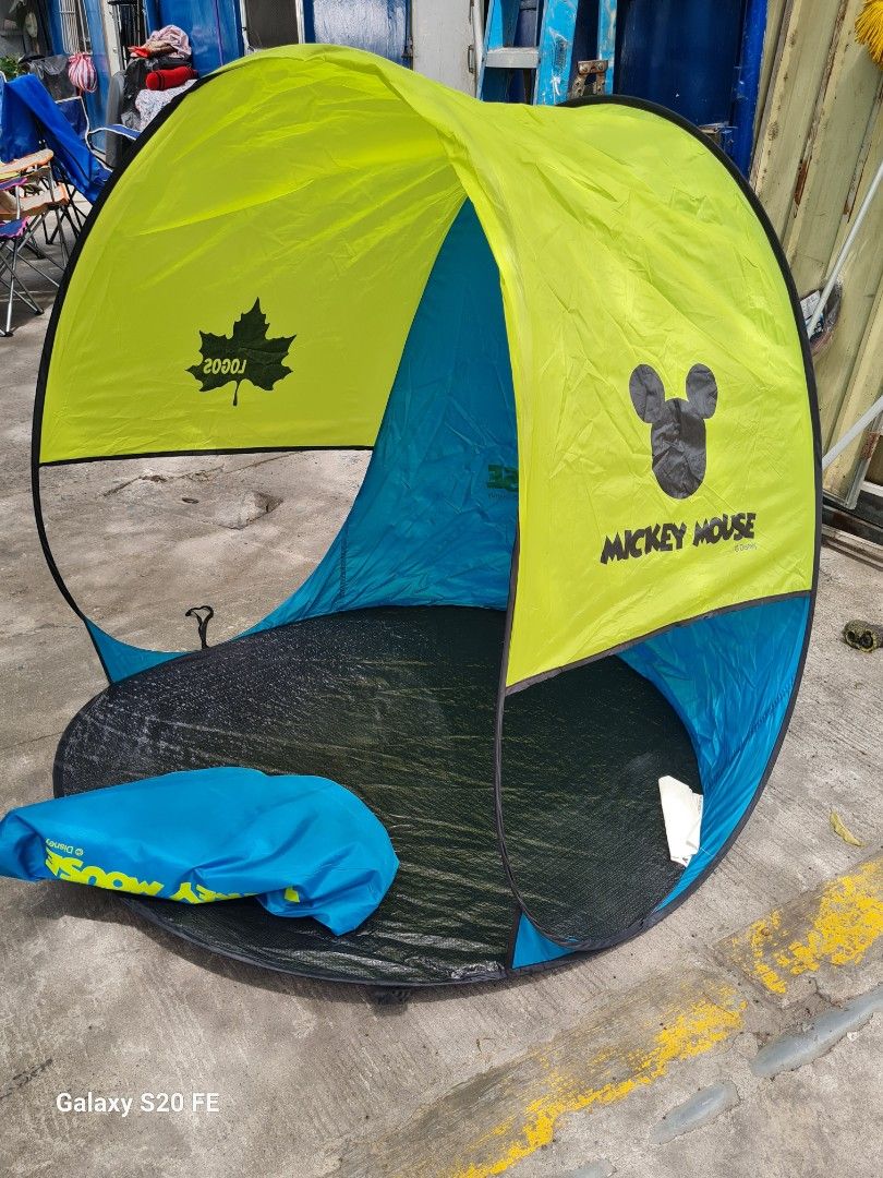 Logos Mickey Mouse Pop up Beach Tent, Sports Equipment, Hiking ...