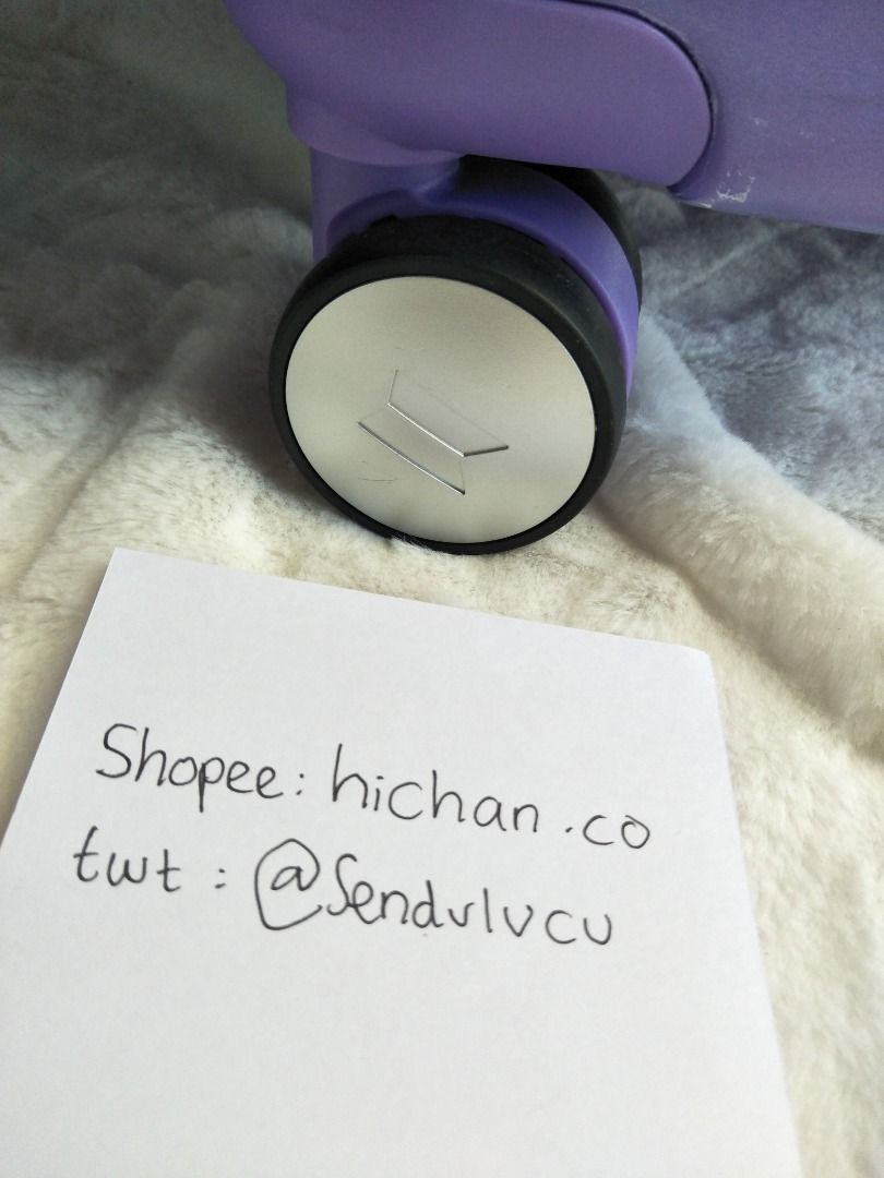 Luggage Koper BTS x Samsonite Red Dynamite Purple/ungu edition, Serba ...