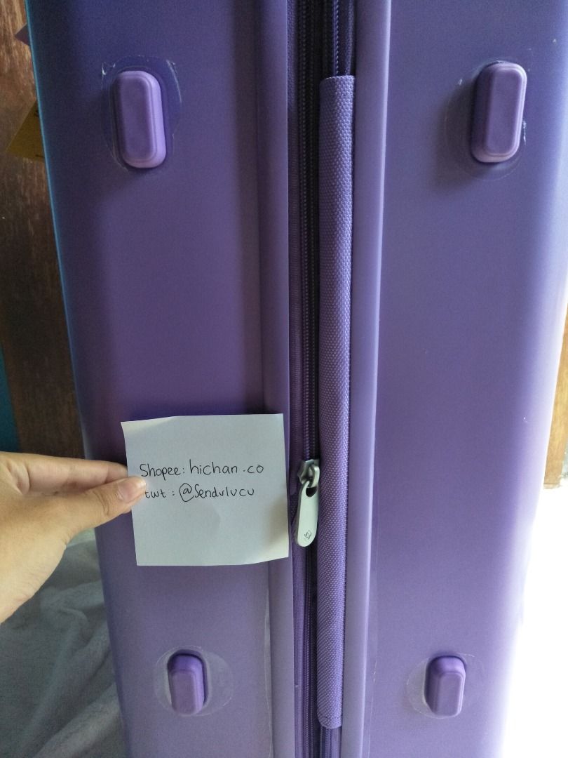 Luggage Koper BTS x Samsonite Red Dynamite Purple/ungu edition, Serba ...