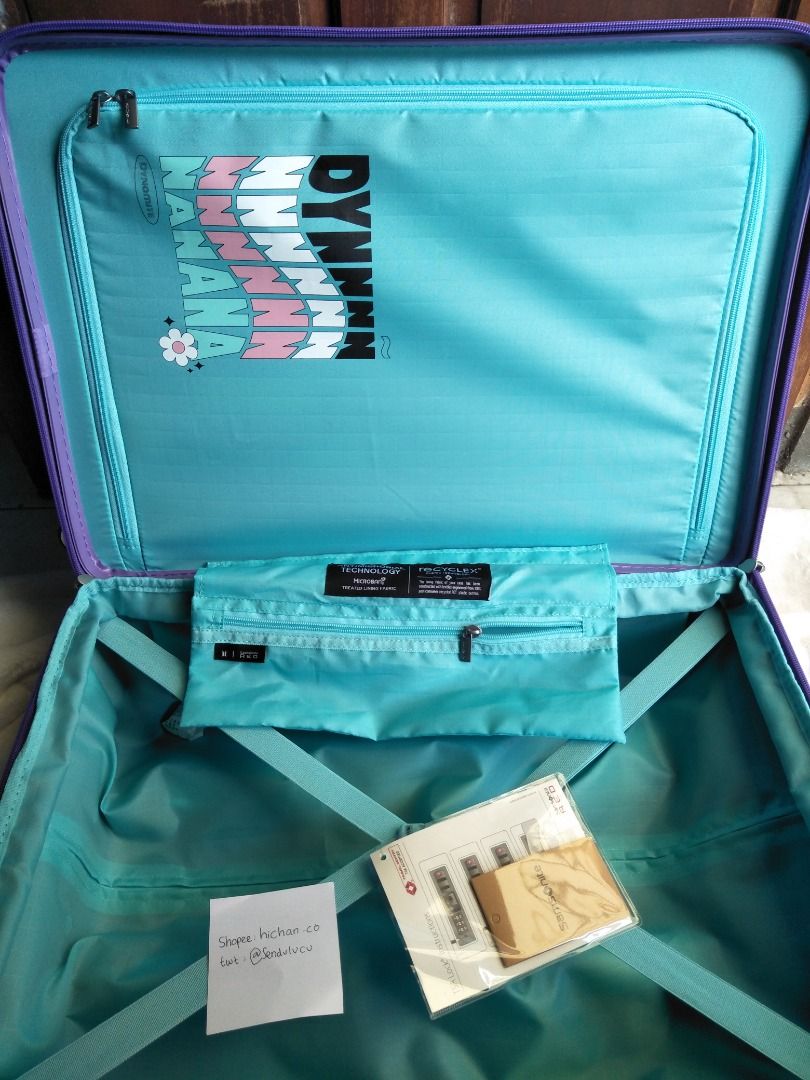 Luggage Koper BTS x Samsonite Red Dynamite Purple/ungu edition, Serba ...