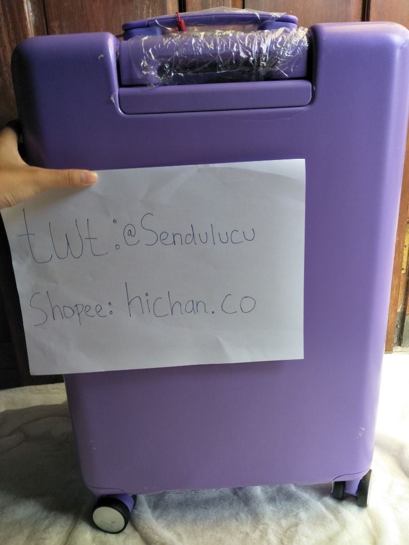 Luggage Koper BTS x Samsonite Red Dynamite Purple/ungu edition, Serba ...