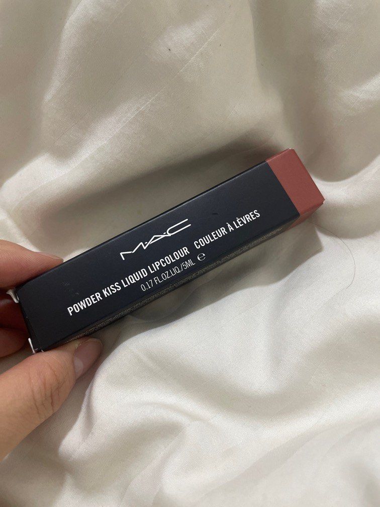 Mac lipstick (powder kiss lip colour in impulsive), Beauty & Personal ...