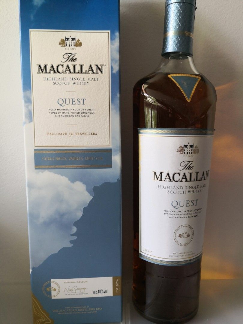 Macallan Quest 1 ltr, Food & Drinks, Alcoholic Beverages on Carousell