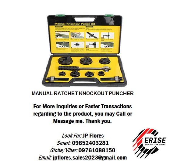 MANUAL RATCHET KNOCKOUT PUNCHER, Commercial & Industrial, Construction ...