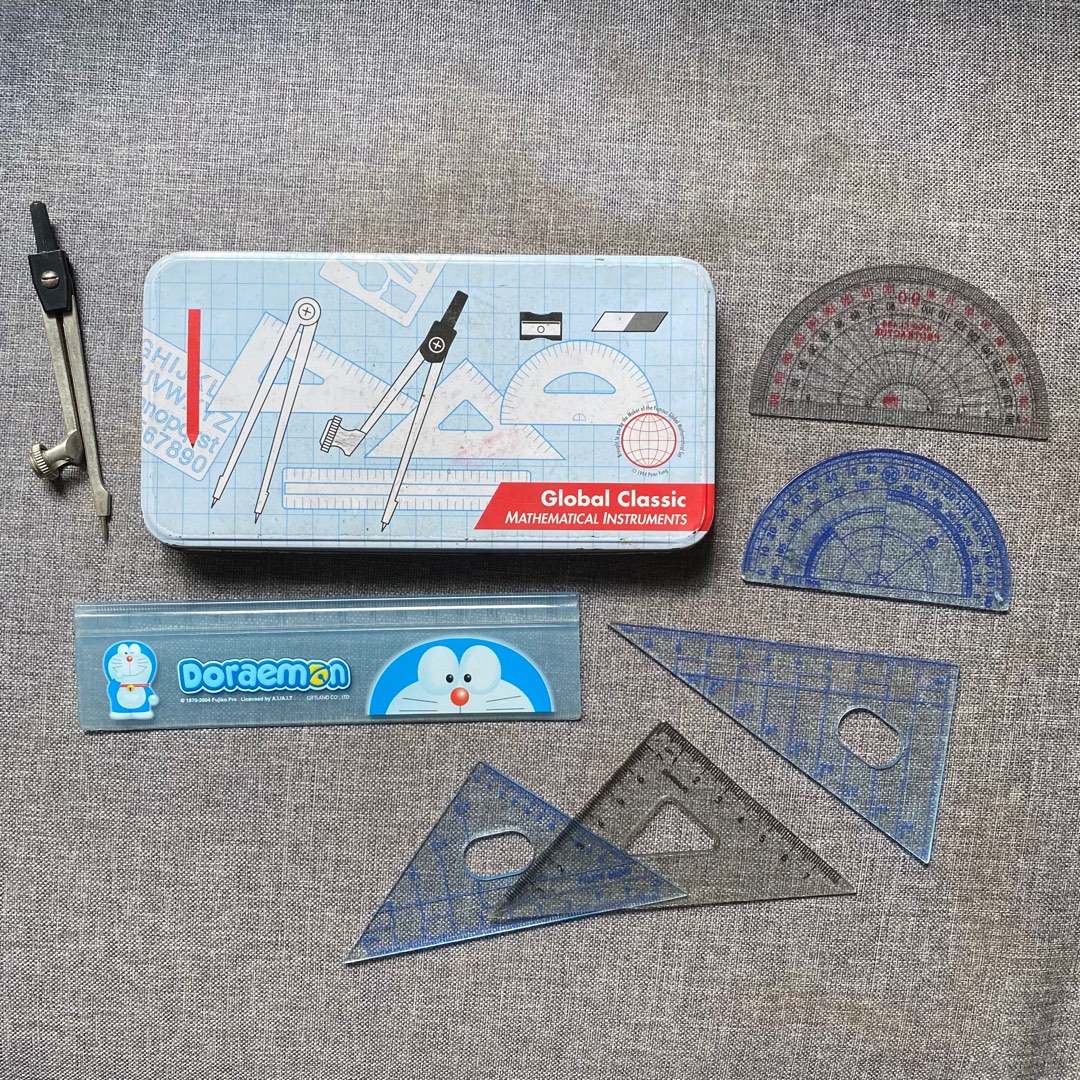 Mathematical Instruments Set, Hobbies & Toys, Stationery & Craft ...