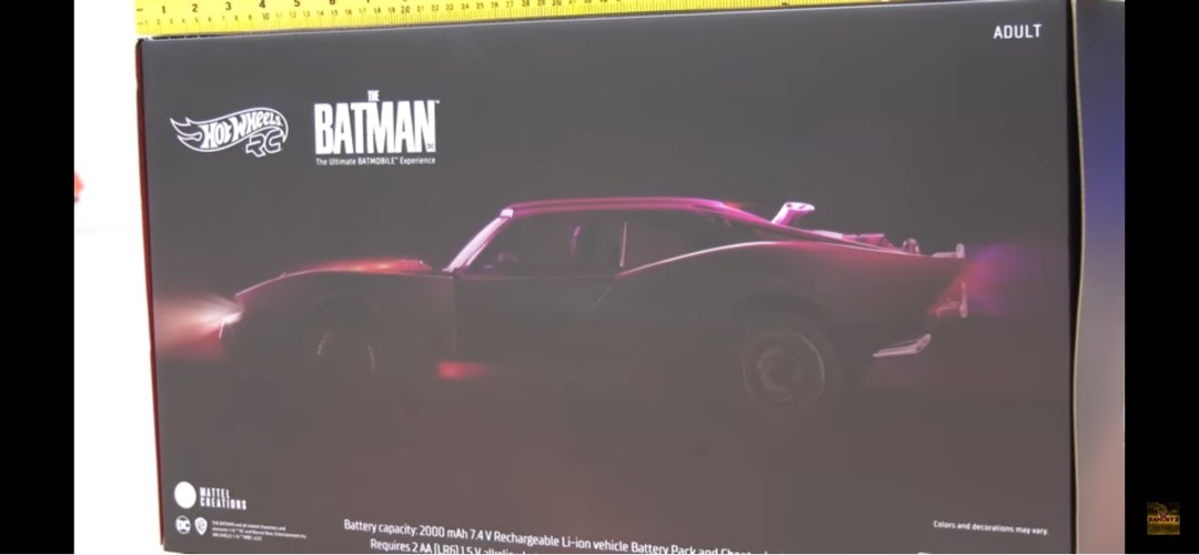 MATTEL BATMAN BATMOBILE RC 1/12 HOTWHEEL, Hobbies & Toys, Toys & Games ...