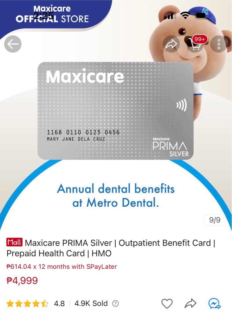 Maxicare Prima Silver, Health & Nutrition, Health Supplements, Health ...