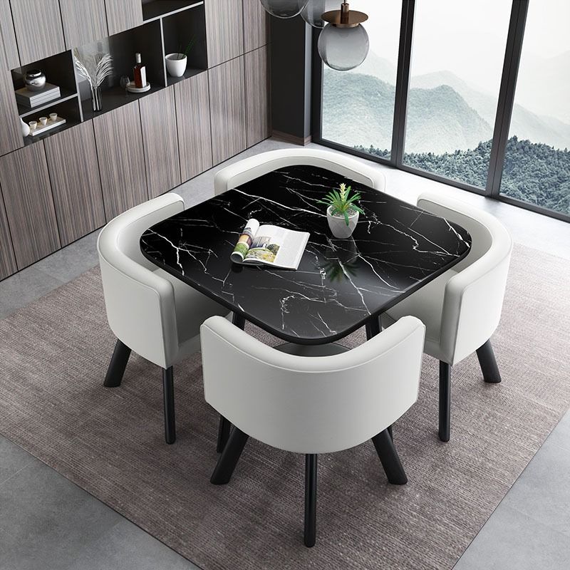 Meeting Table MDF&Iron stand Dining table, Furniture & Home Living ...