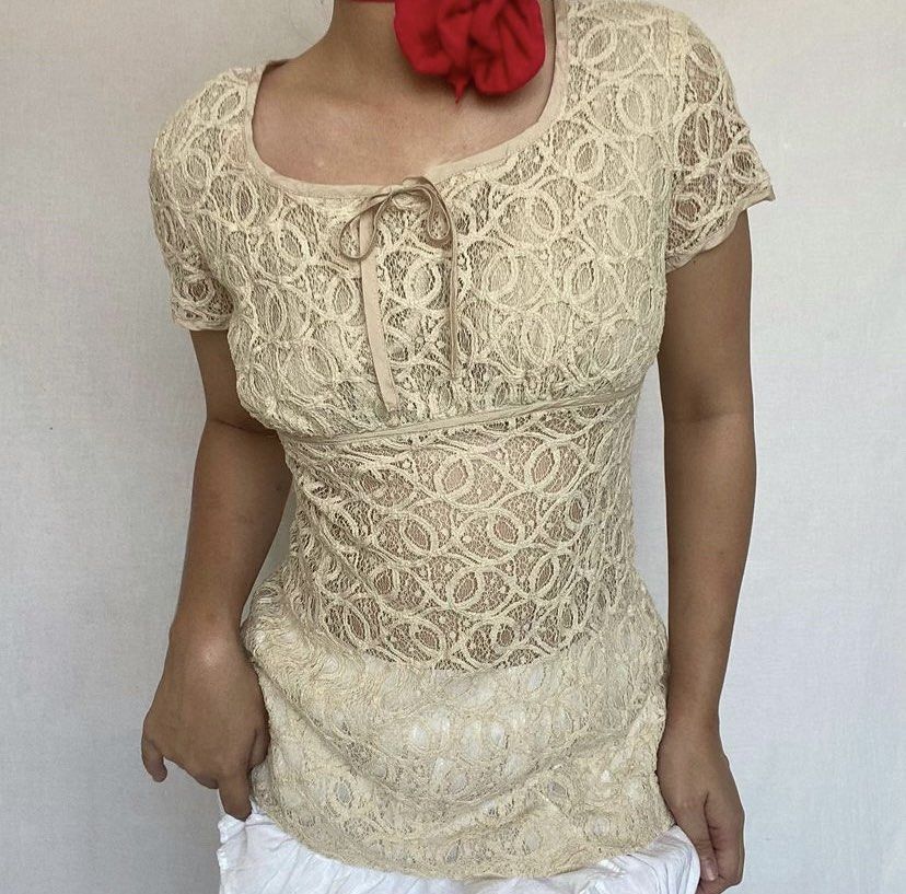 Milkmaid oat top, Women's Fashion, Tops, Others Tops on Carousell