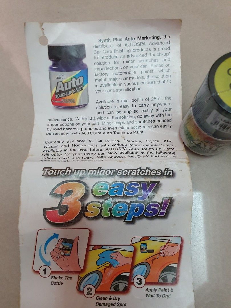 Car Paint red minor scratch touch up red paint Puchong, Furniture ...