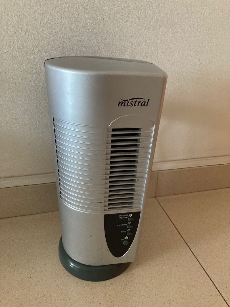 Mistral small table tower fan, Furniture & Home Living, Lighting & Fans ...