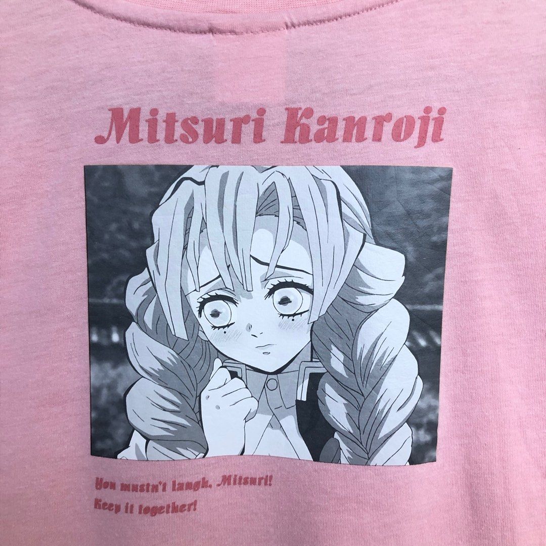 Mitsuri Kanroji KNY Anime Tee, Women's Fashion, Tops, Shirts on Carousell