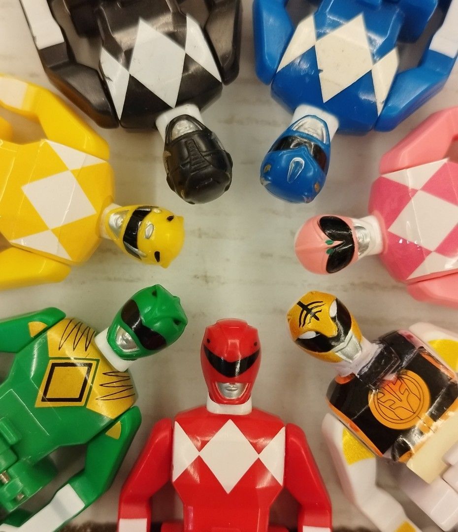MMPR Power Ranger Keys Set, Hobbies & Toys, Toys & Games on Carousell