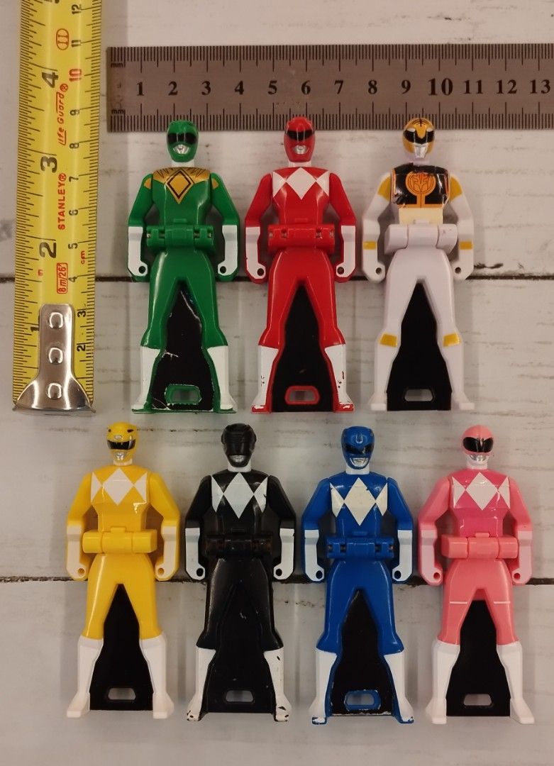 MMPR Power Ranger Keys Set, Hobbies & Toys, Toys & Games on Carousell