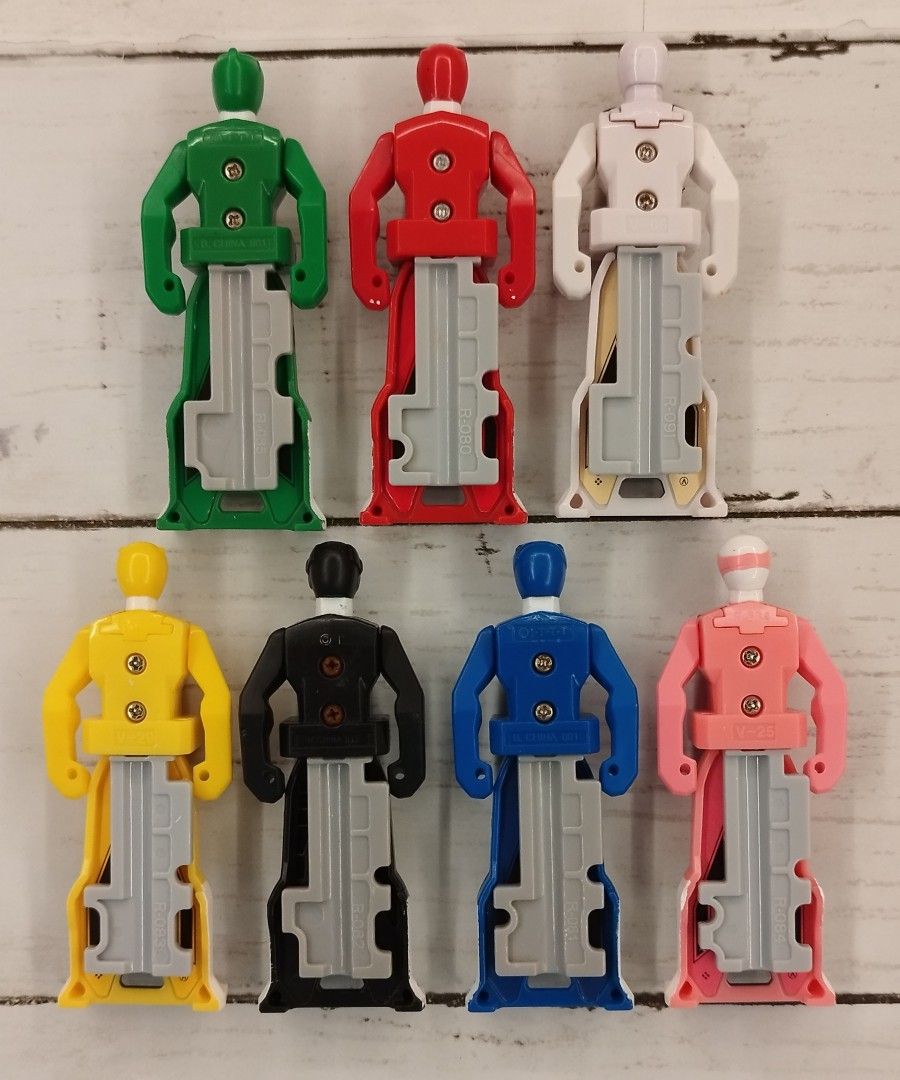 MMPR Power Ranger Keys Set, Hobbies & Toys, Toys & Games on Carousell