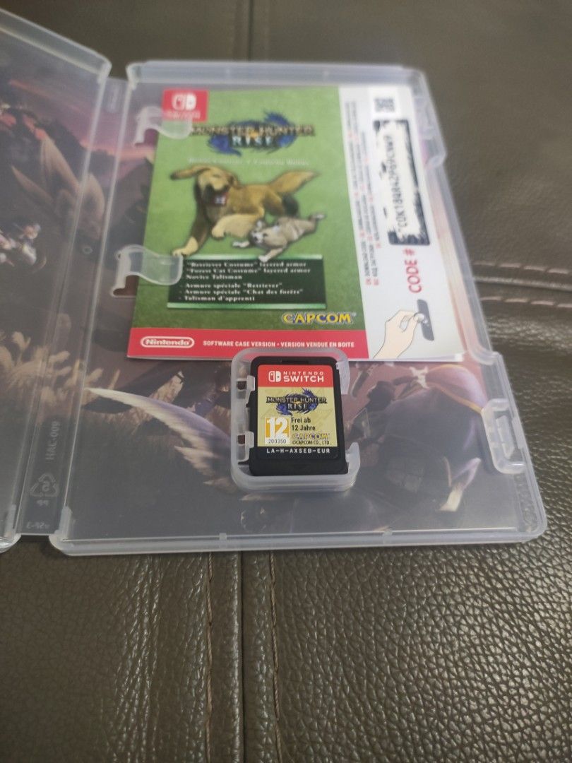Monster Hunter Rise MHR Nintendo Switch Game, Video Gaming, Video Games ...
