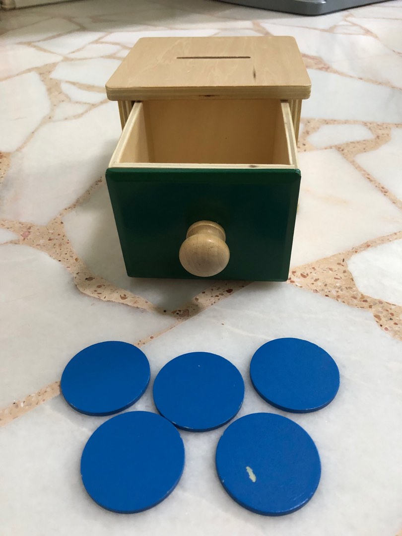 Montessori Coin Box, Babies & Kids, Infant Playtime on Carousell