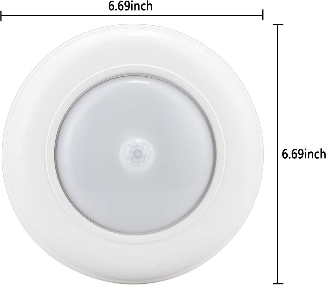 Motion Sensor Ceiling Light Battery Operated Ultra Bright Motion ...