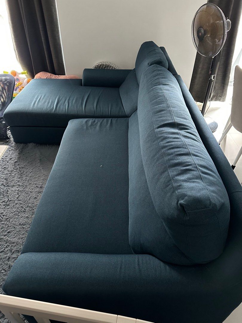 Moving out Sale! L shape sofa, Furniture & Home Living, Furniture ...