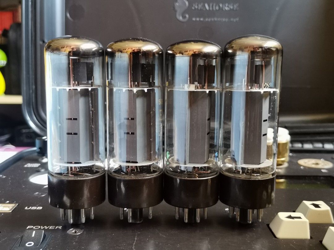 Mullard EL34 Xf2 O-O Getter Brown Base Matched Quad Set, Audio, Other ...