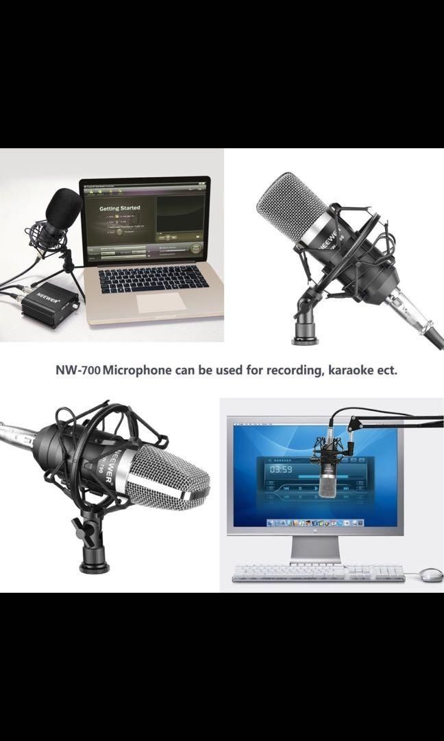 Neewer NW-700 Professional Studio Broadcasting & Recording Condenser ...