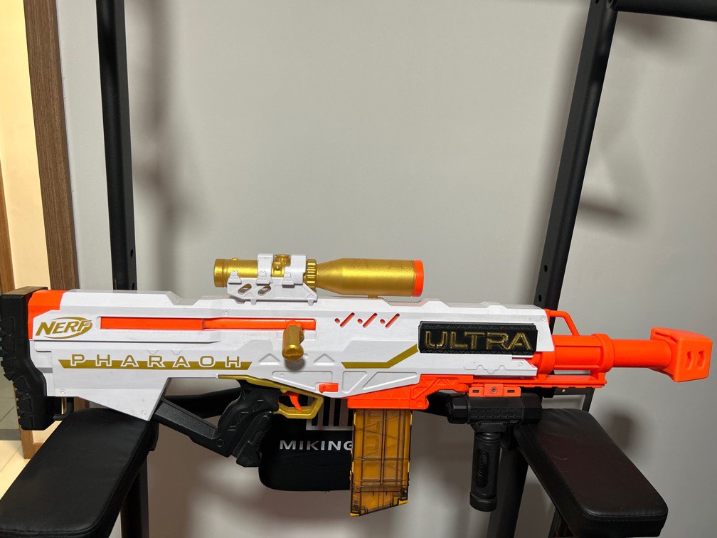 Nerf Gun Ultra Pharaoh with forehand attachment, Hobbies & Toys, Toys ...