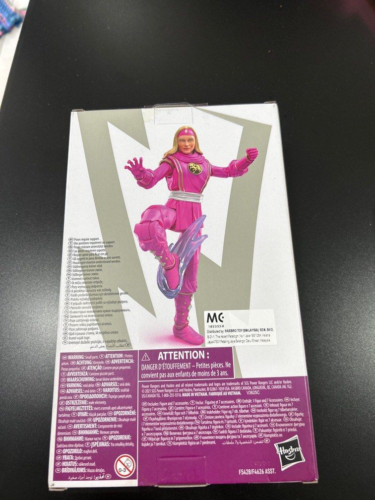Ninjetti pink ranger Kat MMPR, Hobbies & Toys, Toys & Games on Carousell