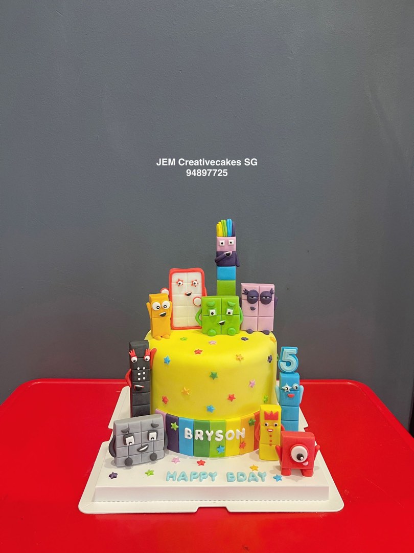 Number block cake, Food & Drinks, Homemade Bakes on Carousell