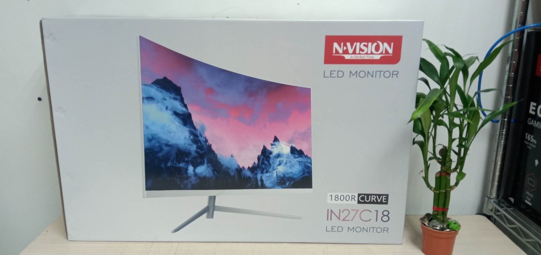 N-VISION IN27C18 CURVED 75Hz, Computers & Tech, Parts & Accessories ...