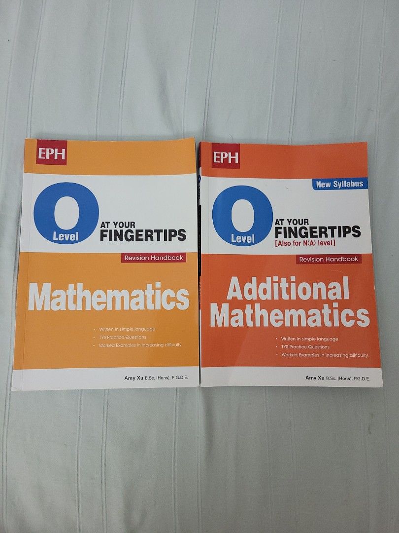 O Level At Your Fingertips EMath and AMath EPH, Hobbies & Toys, Books ...