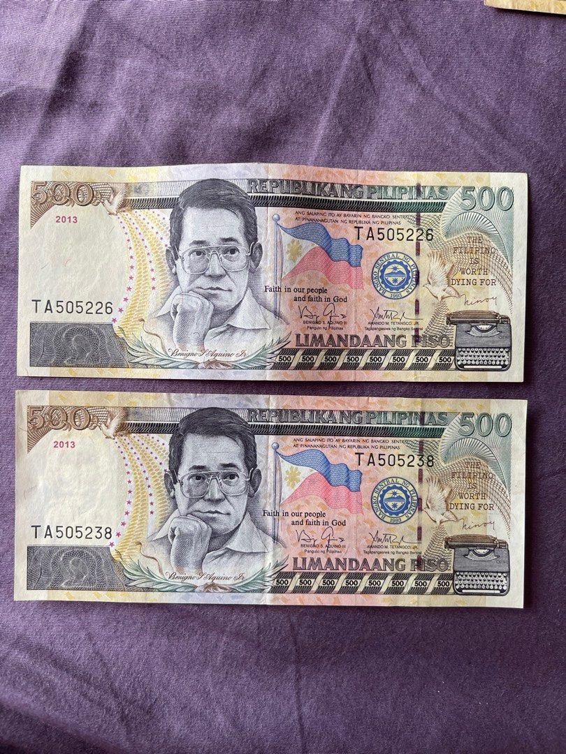 Old Philippine 500 pesos, Hobbies & Toys, Memorabilia & Collectibles ...