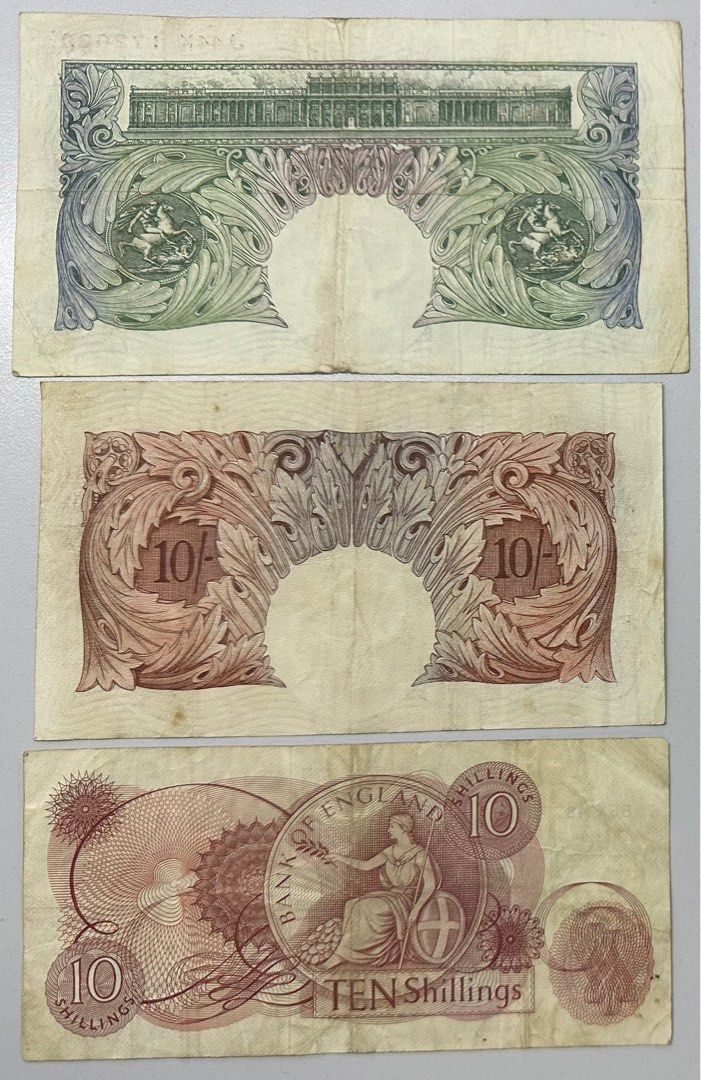 OLD UK POUND & SHILLINGS NOTE #CollectorSpecial, Hobbies & Toys ...