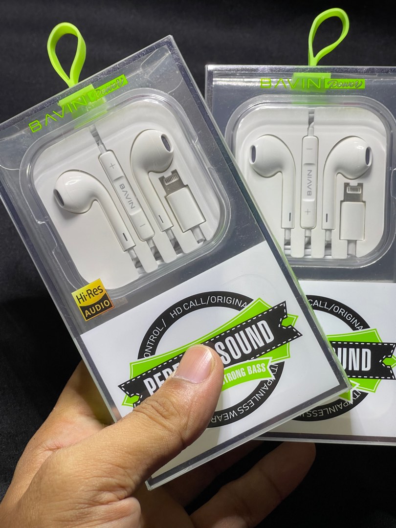 Original bavin earpods lightning cable, Audio, Headphones & Headsets on ...