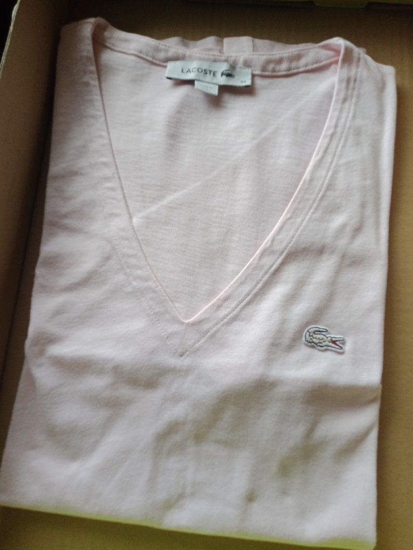 Original lacoste, Women's Fashion, Tops, Shirts on Carousell