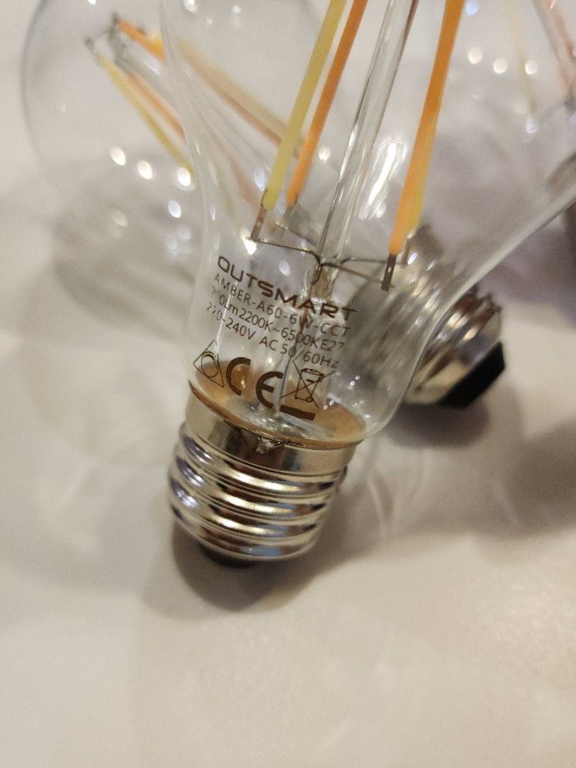 Outsmart e27 smart filament bulb, Furniture & Home Living, Lighting ...