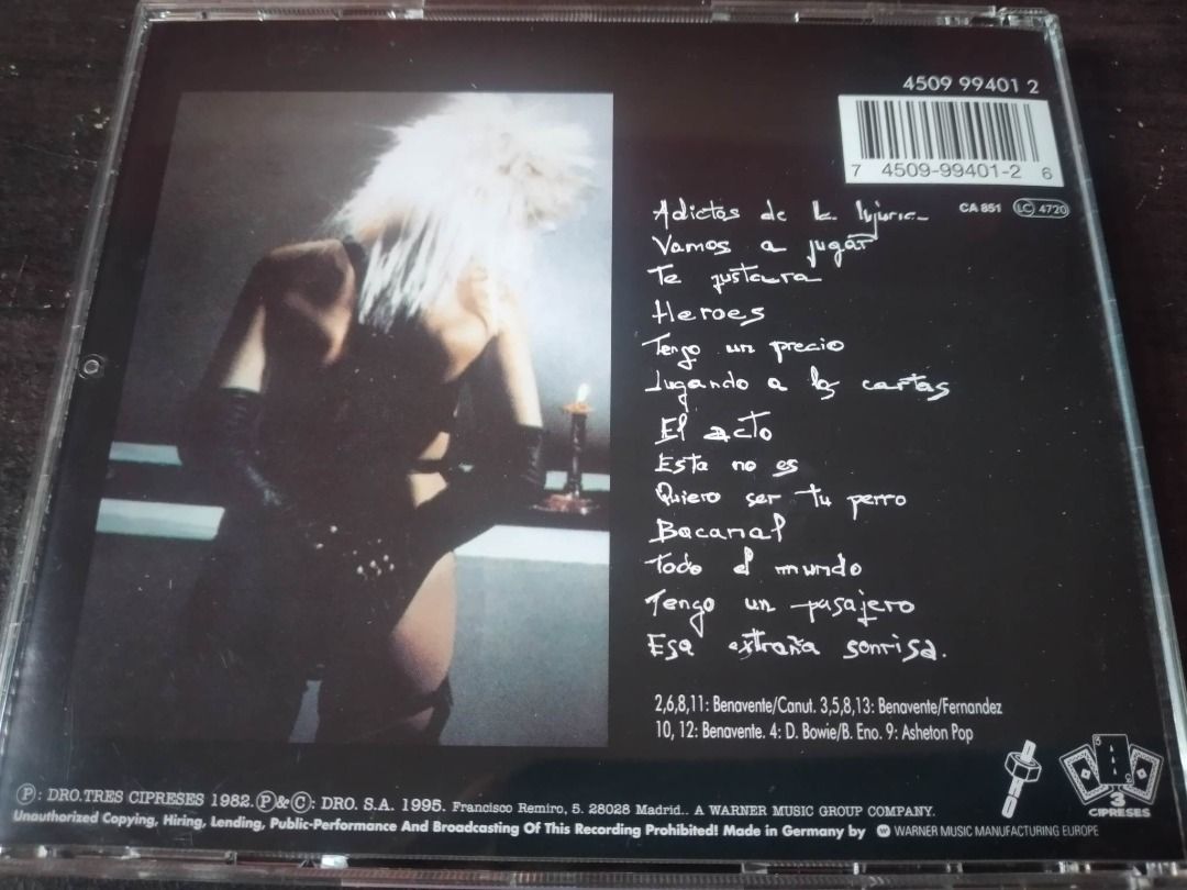 Paralisis Permanente El Acto Cd New Wave Post Punk Punk Hobbies
