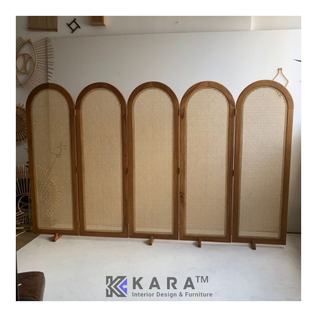 Partisi Ruangan Anyaman Rotan 250 cm / Sketsel / Room Divider on Carousell