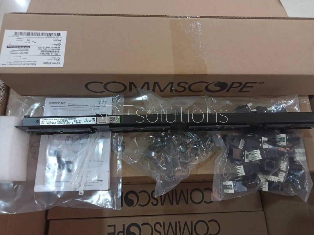 Patch panel 24ports CAT6 loaded Commscope, Computers & Tech, Parts ...