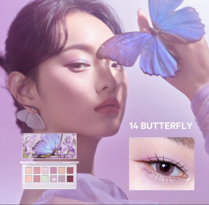 perfect diary butterfly palette, Beauty & Personal Care, Face, Makeup ...