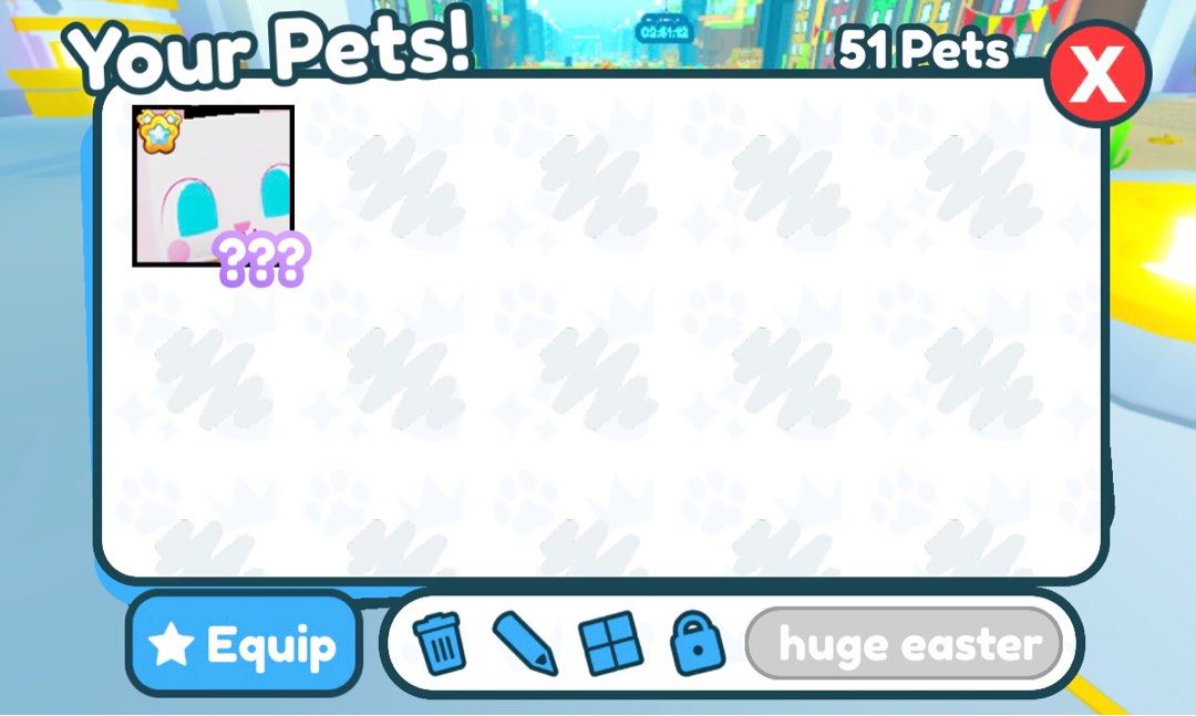 Pet Simulator X | PSX | Huge Easter Bunny, Video Gaming, Video Games ...