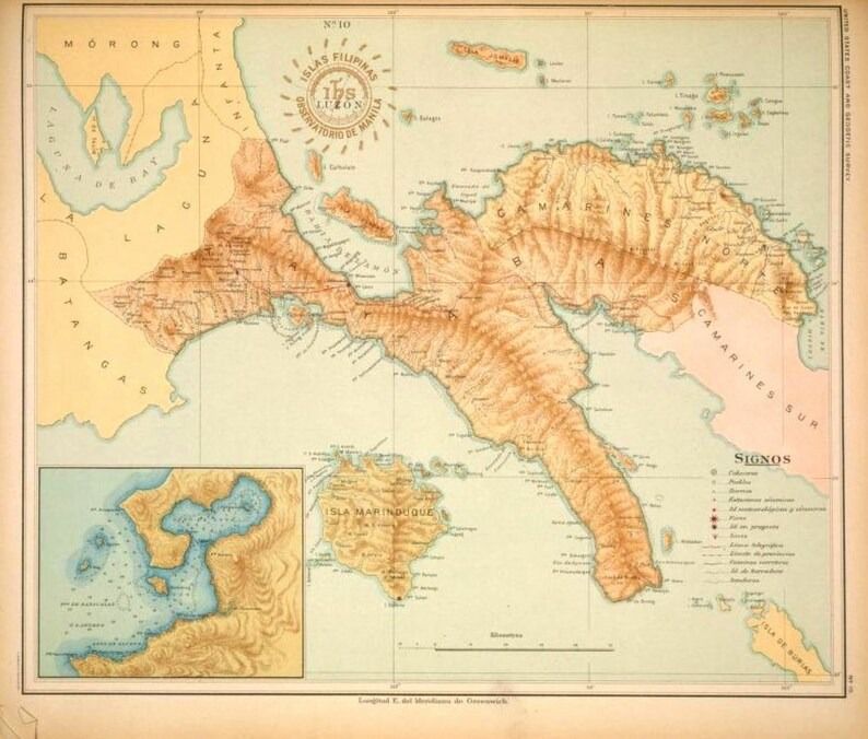 Philippine Islands - LUZON - CAMARINAS - TAYABAS - Marinduque - 1899 ...