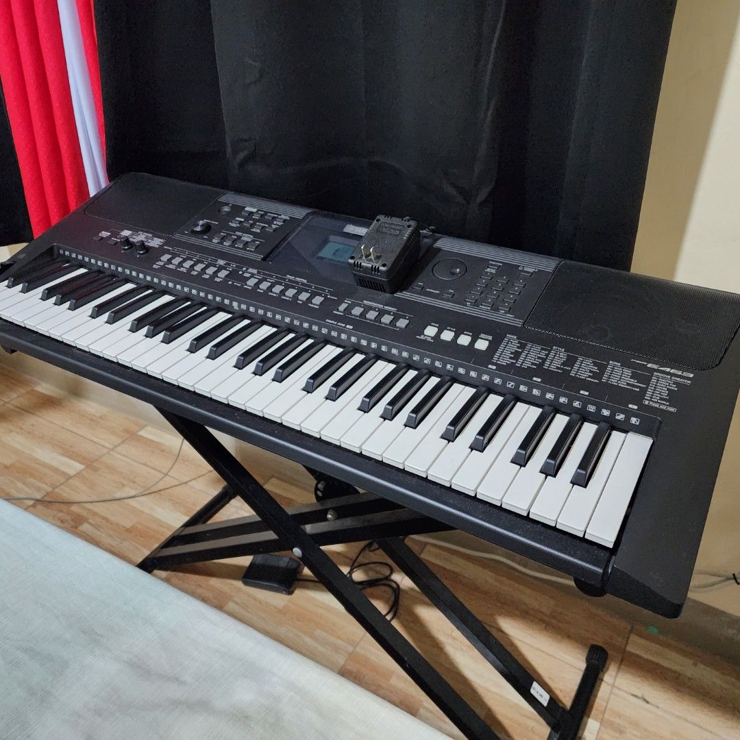 Piano Keyboard Yamaha PSR E463, Hobbies & Toys, Music & Media, Musical Instruments on Carousell