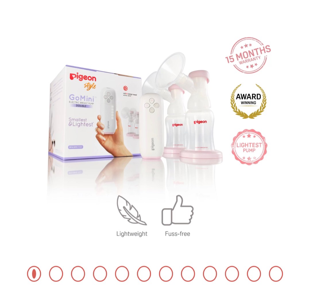 Pigeon Go Mini Breast Pump, Babies & Kids, Nursing & Feeding ...