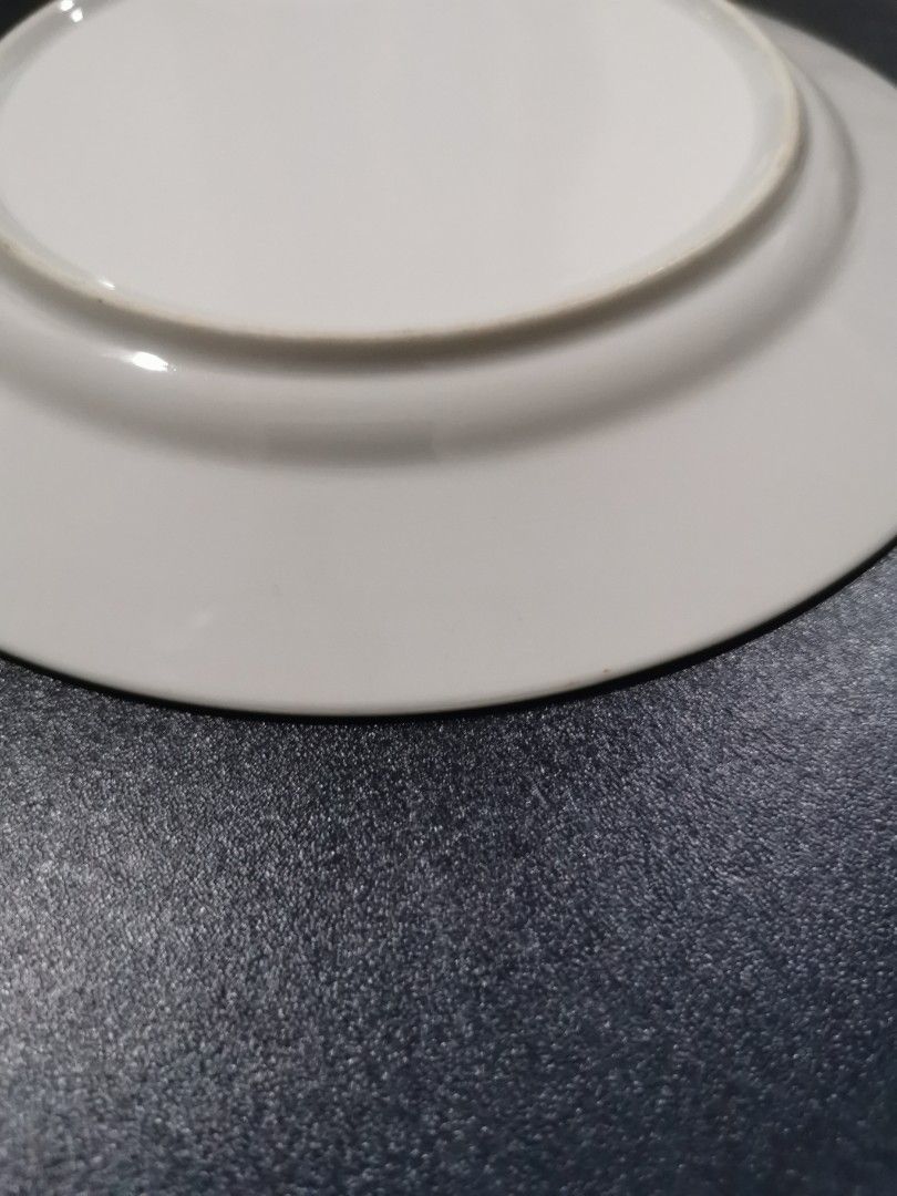 Plain White Plate 7inch (thinner deep), Furniture & Home Living ...