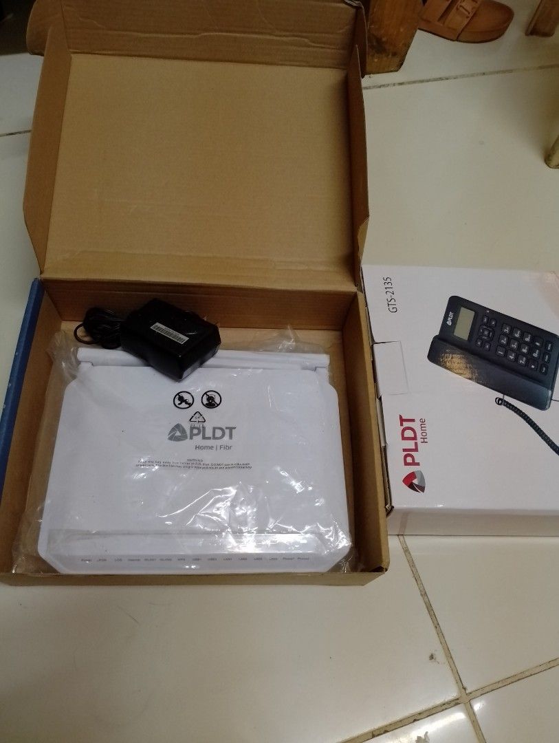Pldt fibre modem and telephone, Computers & Tech, Parts & Accessories ...