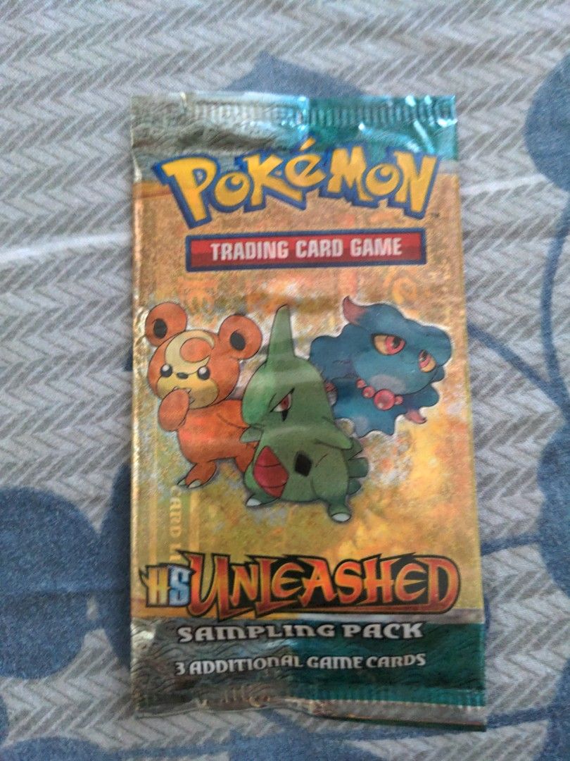Pokemon HS Unleashed Sampling Pack, Hobbies & Toys, Toys & Games on ...