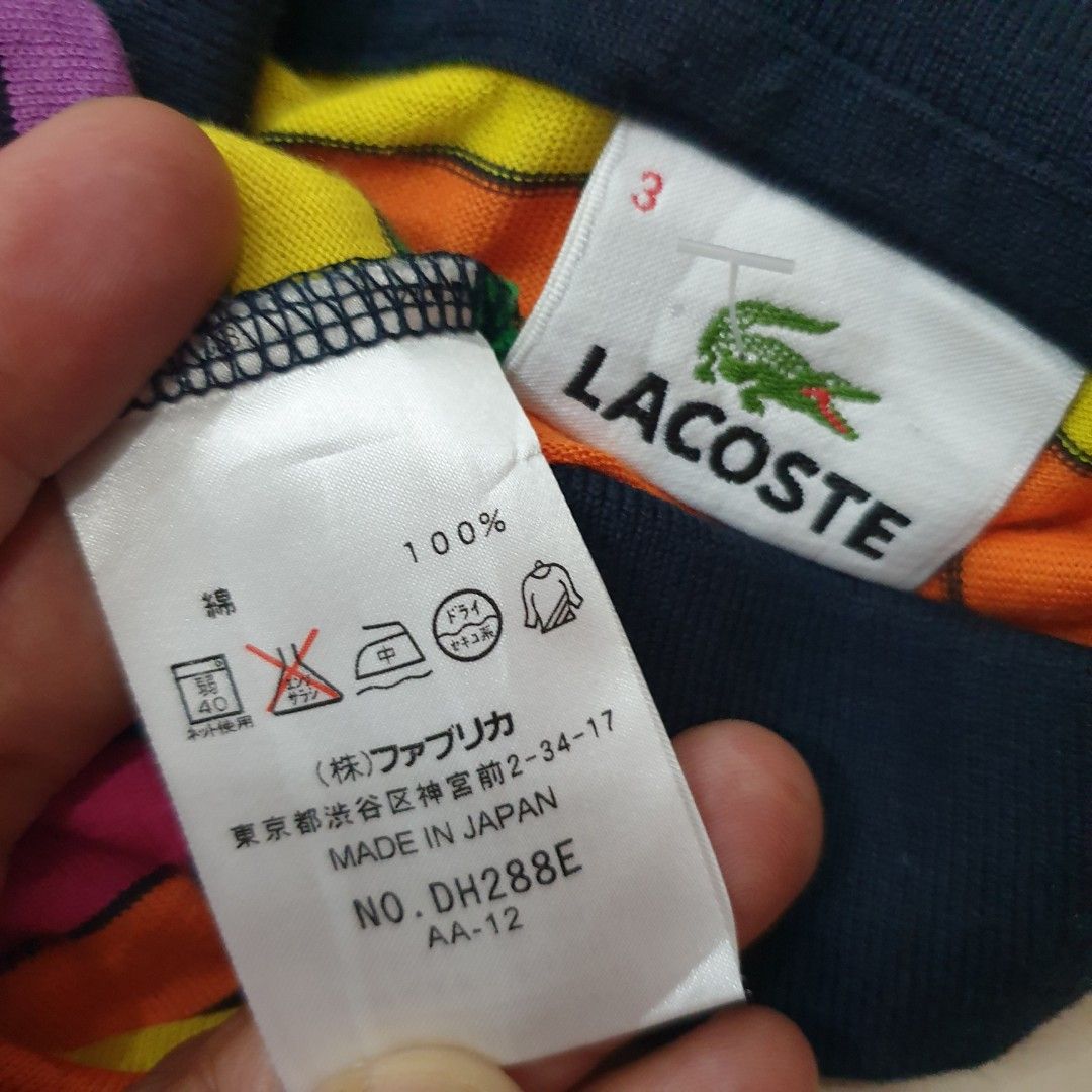 polo shirt lacoste rainbow, Men's Fashion, Coats, Jackets and Outerwear ...